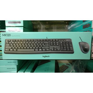 Jual Logitech Combo Paket Keyboard dan Mouse USB MK120 ORIGINAL RESMI ...