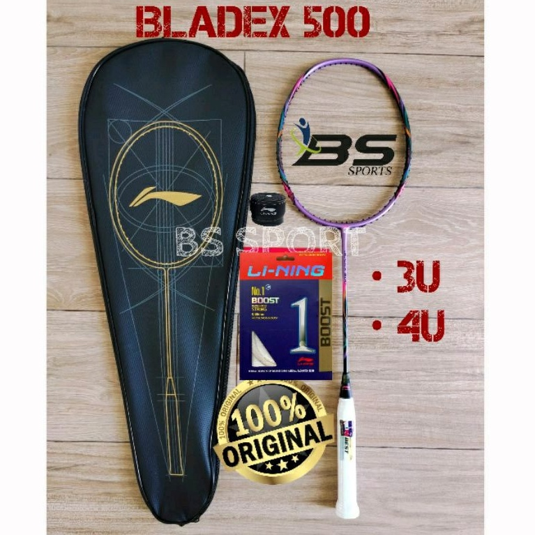 Jual RAKET BADMINTON LINING BLADEX 500 BLADE X 500 ORIGINAL | Shopee ...