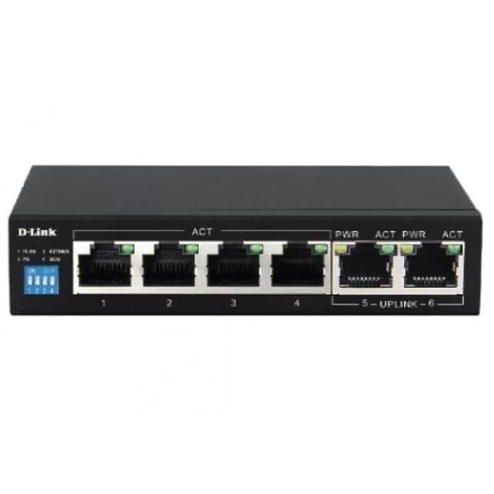 Jual D-Link Switch Hub Lan 10100Mbps -F1006P-E 4 Port | Shopee Indonesia
