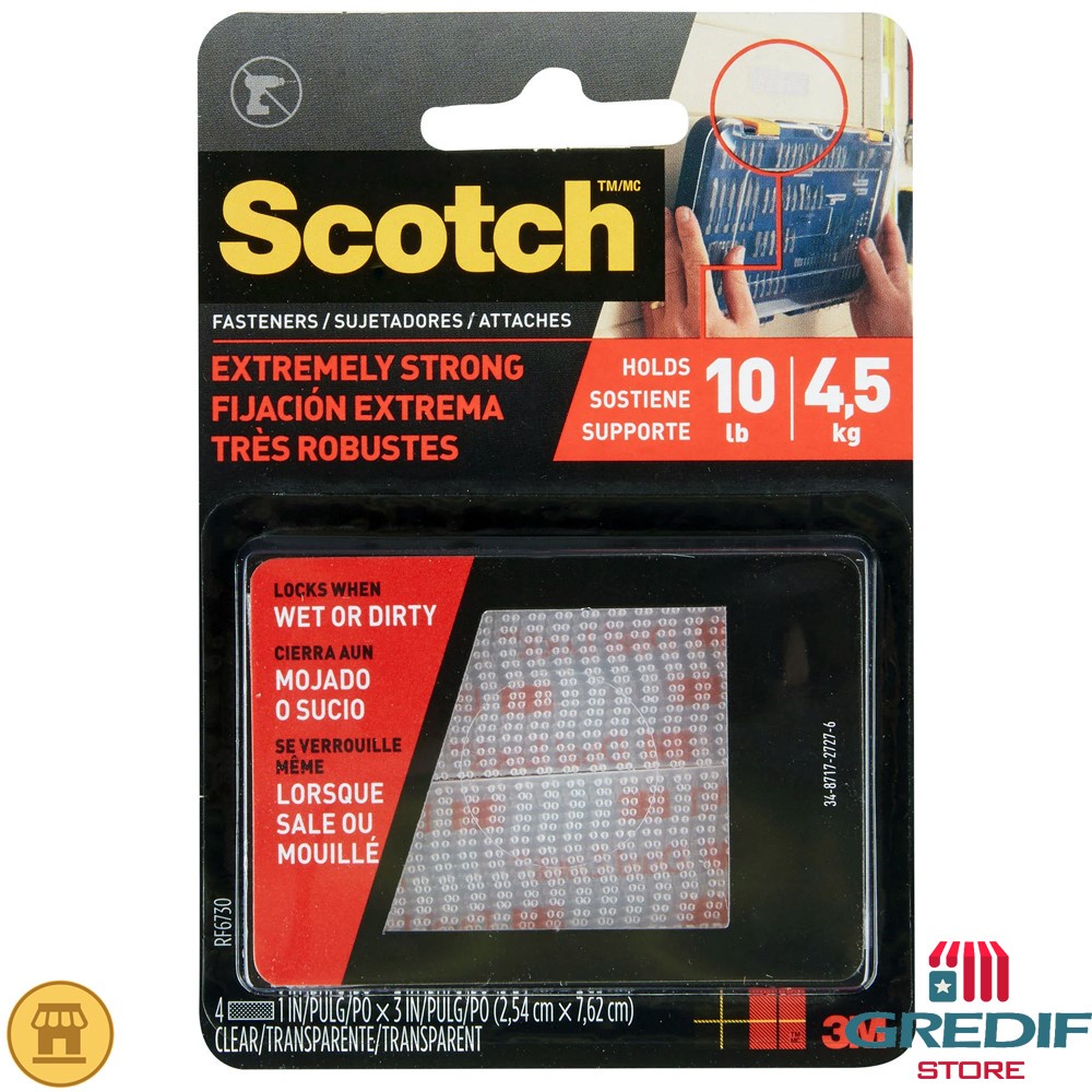 Jual 3m Scotch Extreme Fastener Perekat Serbaguna Double Tape Kuat ...