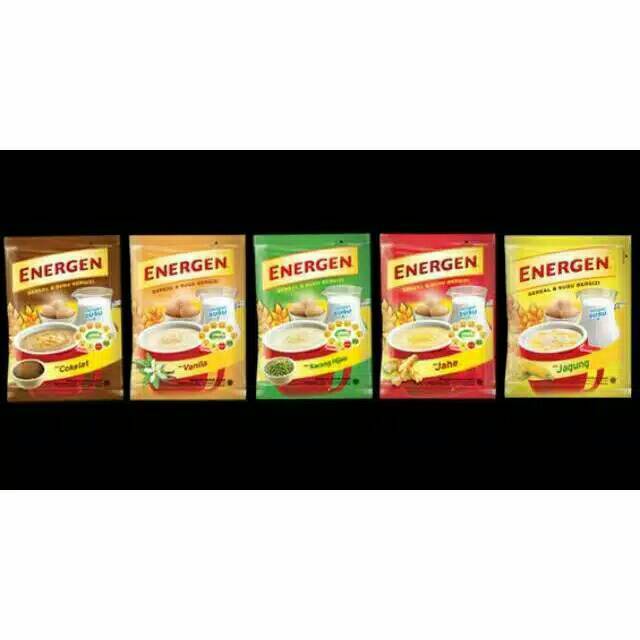 Jual ENERGEN SACHET ALL VARIANT (10 SACHET) | Shopee Indonesia