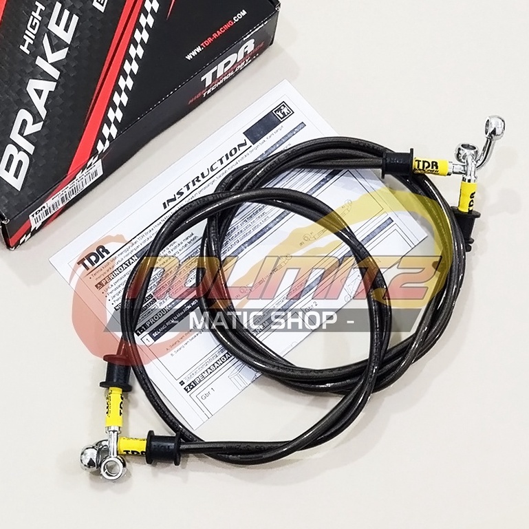 Jual Selang Rem TDR Racing NON ABS Carbon Depan Belakang Yamaha NMAX | Shopee Indonesia