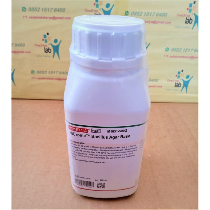 Jual HIMEDIA M1651-500G Hichrome Bacillus agar 500 gr | Shopee Indonesia