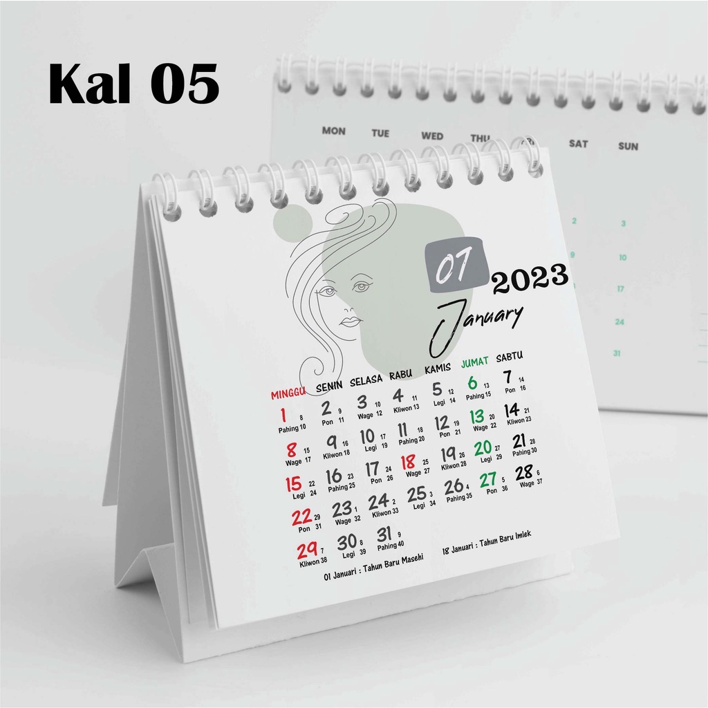 Jual Hanabi Kalender Mini 2024 / Kalender Meja 2024 Custom KAL05 ...
