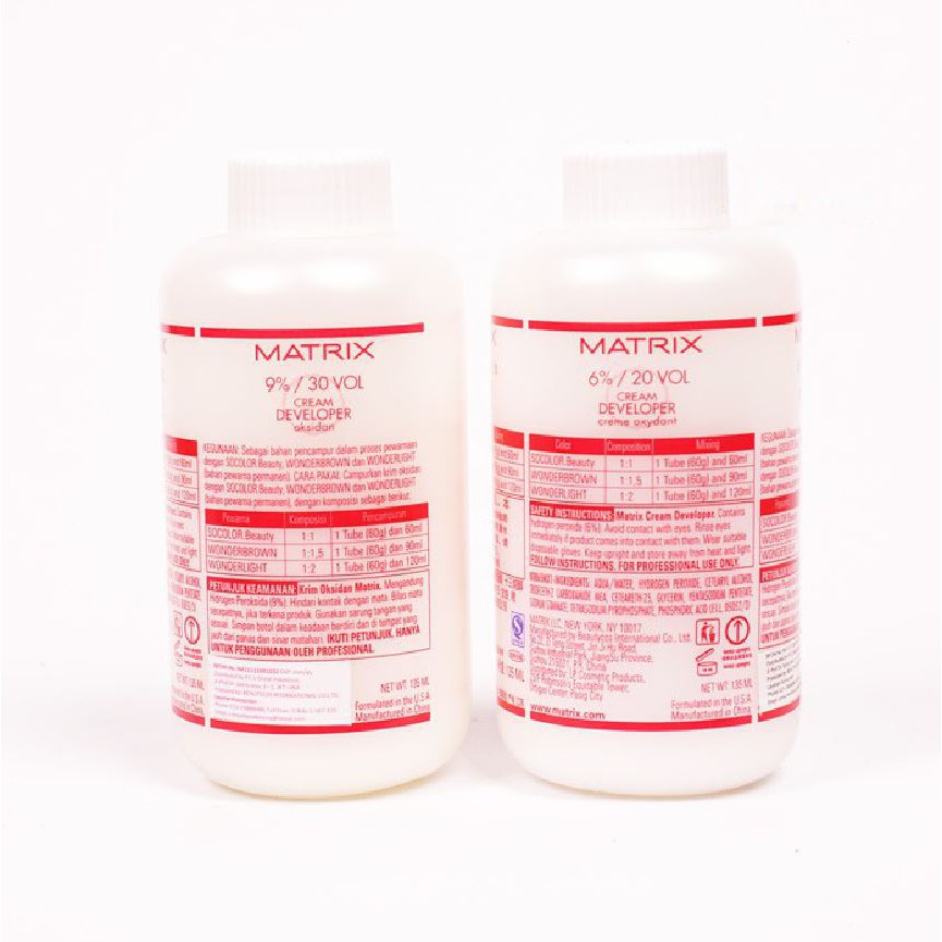 Jual Matrix Oxydant/developer/peroxide mini 135 ml | Shopee Indonesia