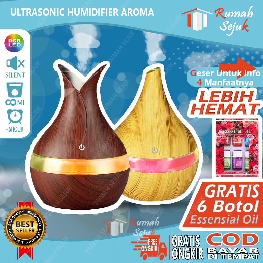 Jual RS - Air Humidifier Diffuser Aromaterapi Alat Pengharum Ruangan ...