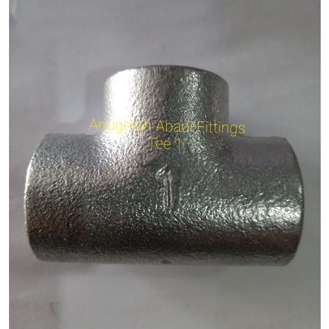 Jual Tee / Sambungan pipa besi tiga cabang galvanis drat dalam 1" G Brand | Shopee Indonesia