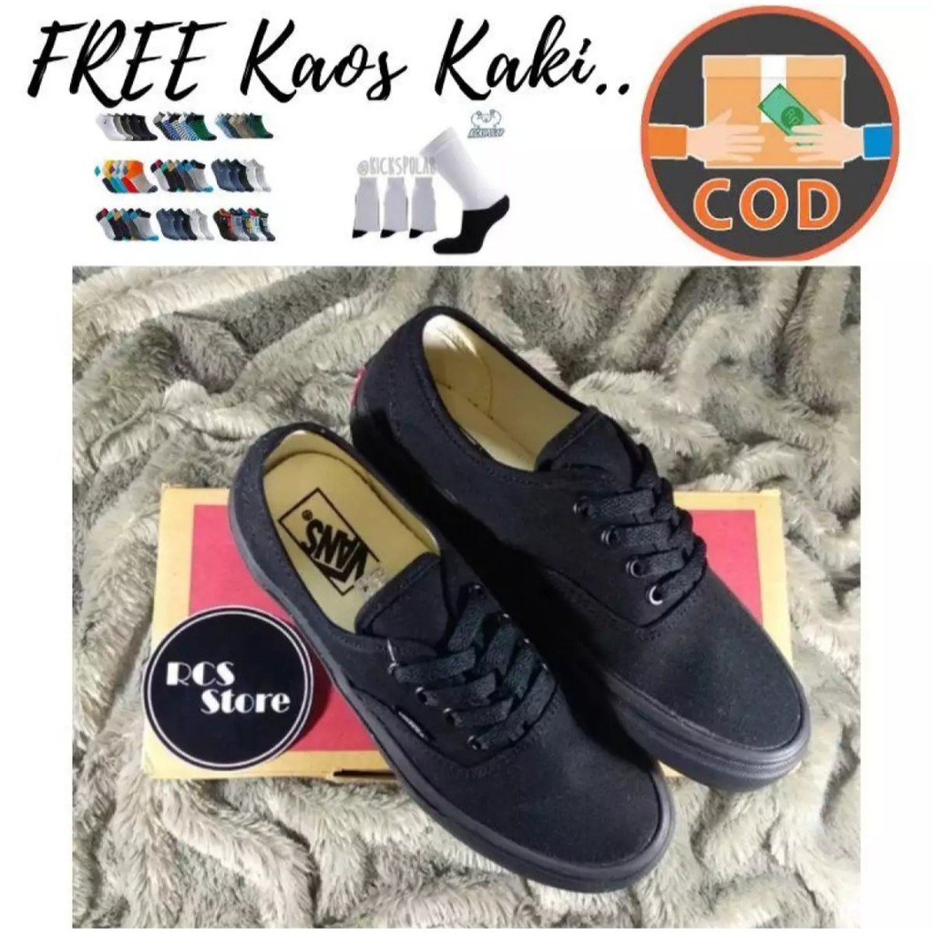 Jual SEPATU SEKOLAH GOLF WANG ALL BLACK | Shopee Indonesia