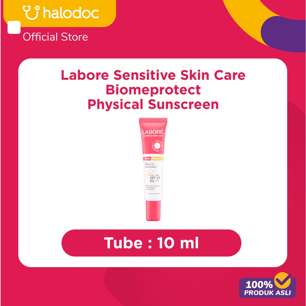 Jual Labore Sensitive Skin Care Biomeprotect Physical Sunscreen 10 ml ...