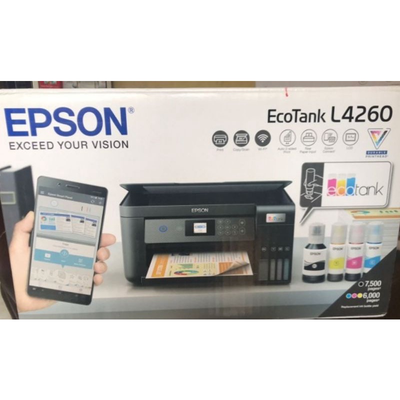 Jual EPSON EcoTank L4260 A4 Wi-Fi Ink Tank All In One Printer (Print ...