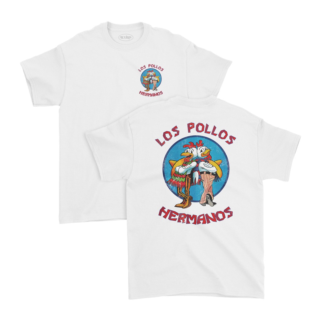 Jual Kaos Los Pollos Hermanos Breaking Bad Movie T-shirt Cotton 20s ...