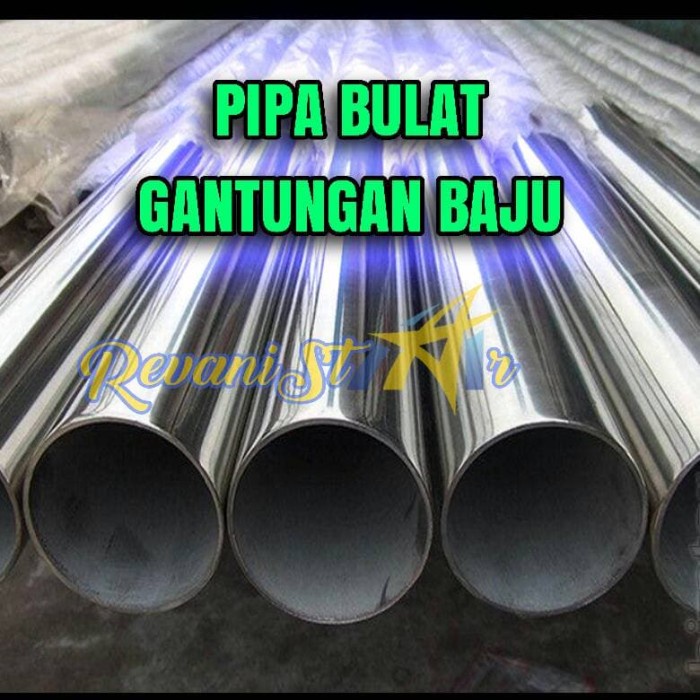 Jual De501Df Ukuran 1,5 Meter Pipa Besi Bulat Stainless Gantungan Baju ...