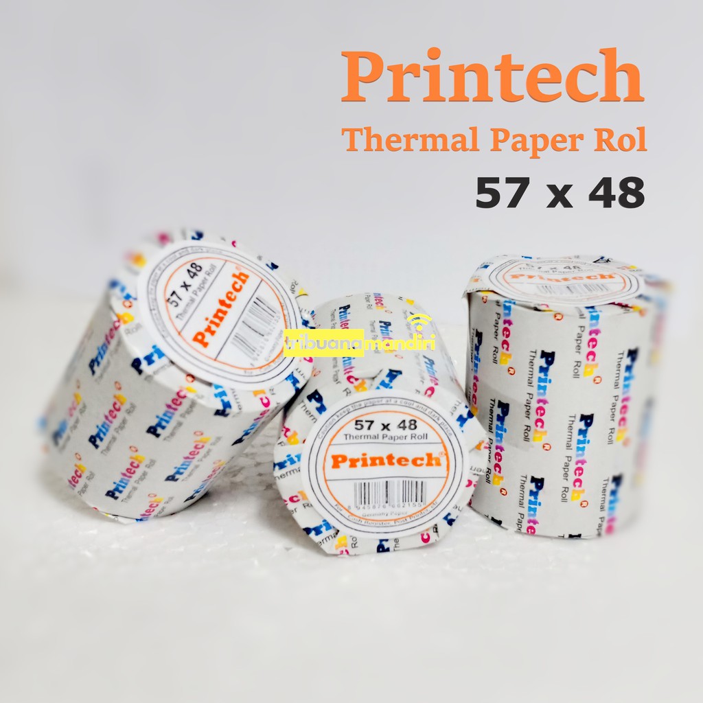 Jual Kertas Kasir Thermal - Thermal Register Roll 57 x 48 PRINTECH | Shopee Indonesia