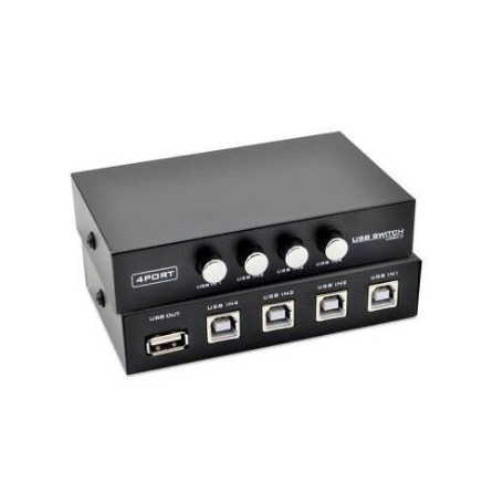 Jual Usb 2.0 switch printer nyk 4 port manual - sharing data switcher usb2.0 1 printer 4 cpu ...