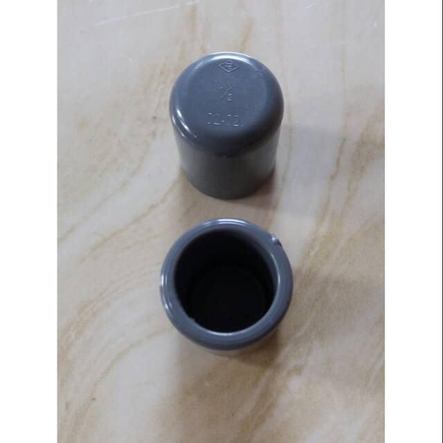 Jual DOP Pipa 1/2" Inch RUCIKA POWER Dop Polos Tutup Pipa Pvc Paralon 1/2 Inchi | Shopee Indonesia