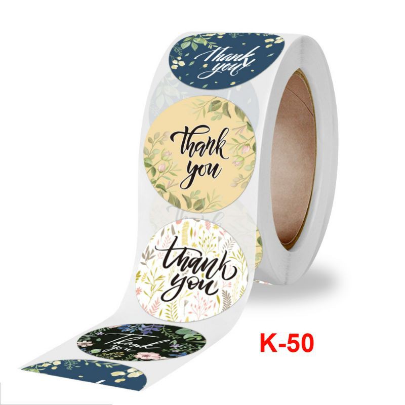 Jual STIKER THANK YOU / STIKER LUCU /STIKER MURAH / STIKER TOPLES KUE ...