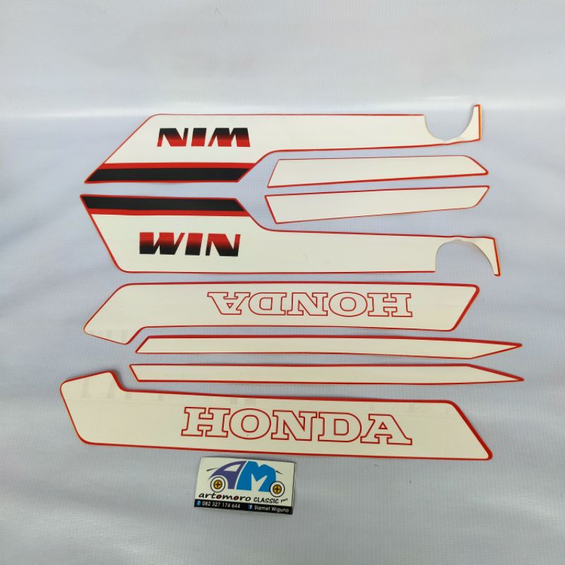 Jual striping Honda win 100 tahun 1984 setriping win 100 tahun 1984 ...