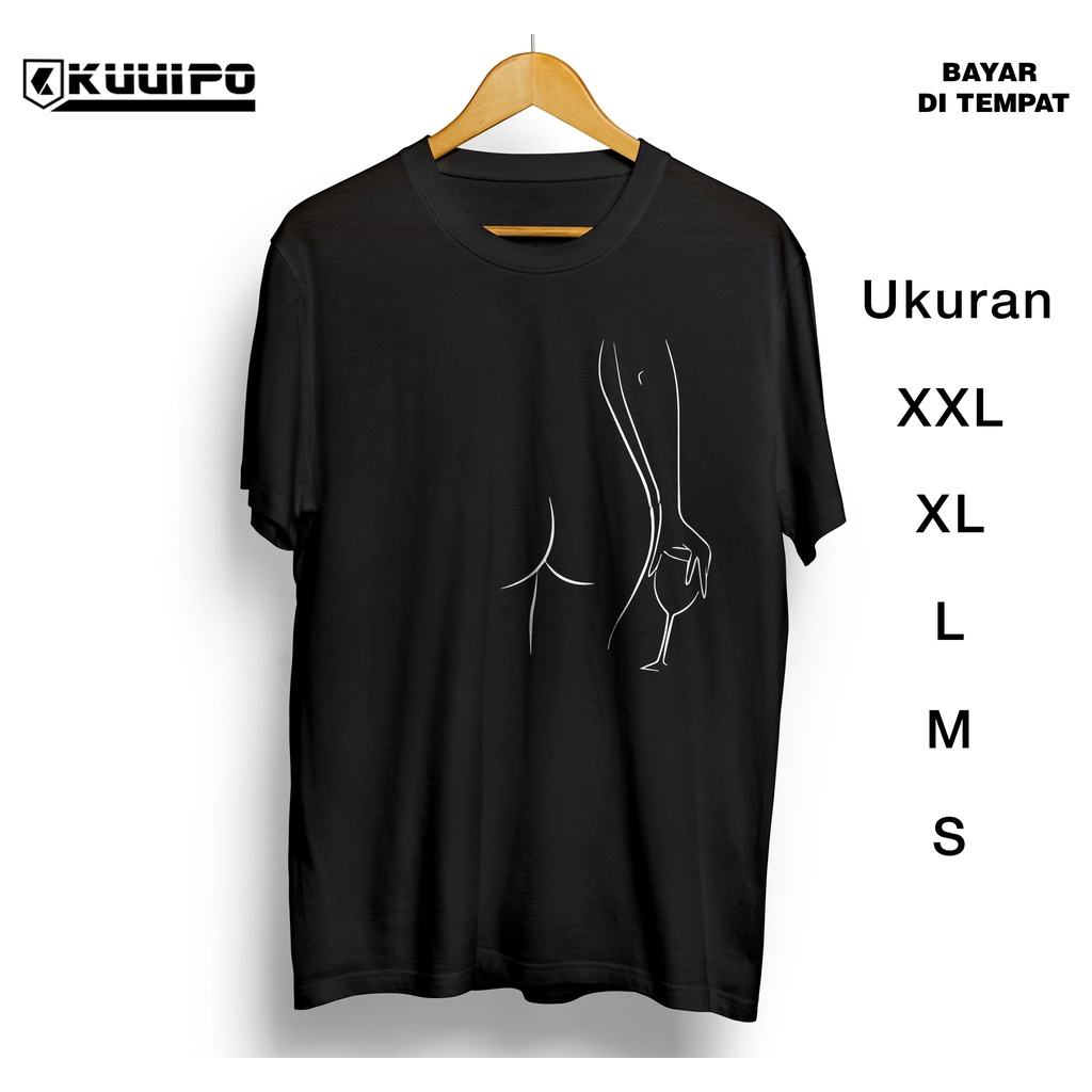 Jual KAOS cowok keren Glass Booty Body Girl | Shopee Indonesia