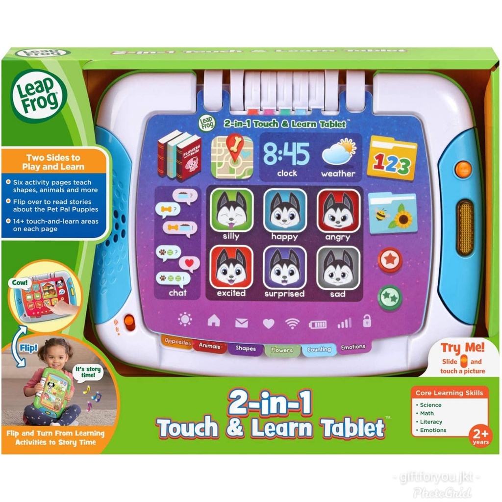 Jual LeapFrog 2-in-1 Touch and Learn Tablet Leap Frog Mainan Edukasi ...