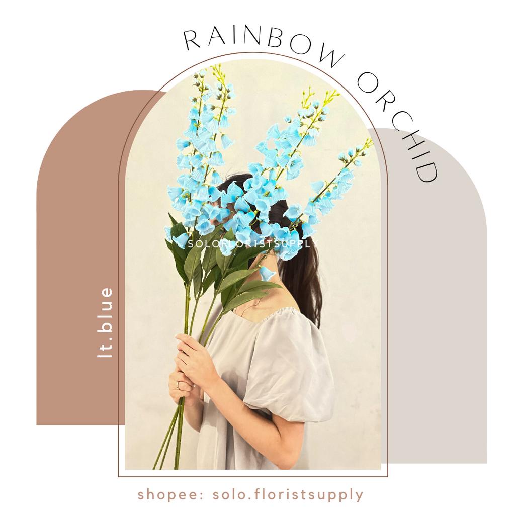 Jual BELL FLOWER CAMPANULA BUNGA LONCENG Premium Delphinium Artificial ...