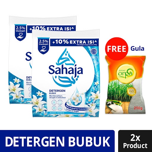 Jual Buy Twinpack Detergent Yasmin Powder 770G Gratis 1 Gula Orpa ...