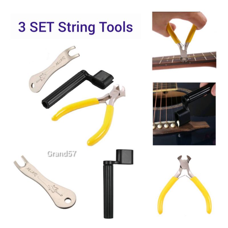 Jual Alat Pemotong Senar Penarik Bridge Pin Puller String Winder Peg ...