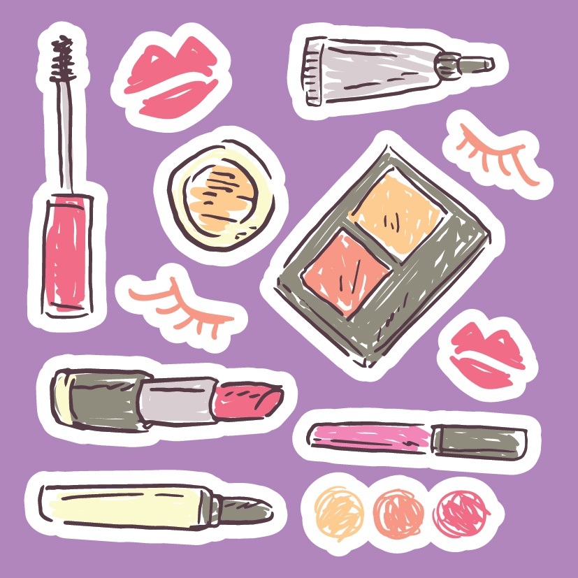 Jual Stiker Makeup Deco/ Stiker Makeup Aesthetic / Stiker Mini Pack ...