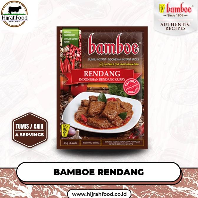 Jual Bamboe Bumbu Rendang | Indonesian Rendang Curry Spice Mix (35 g ...