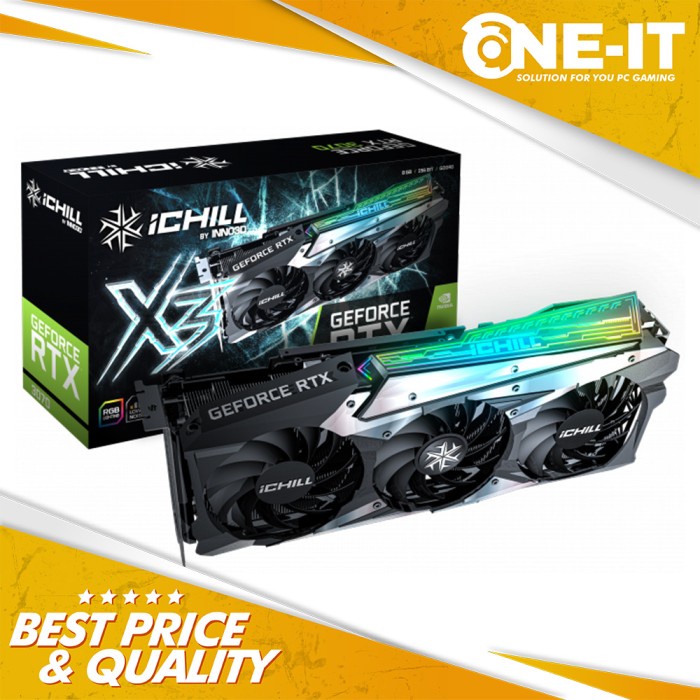 Jual VGA INNO3D GEFORCE RTX 3070 ICHILL X3 8GB GDDR6 | Shopee Indonesia
