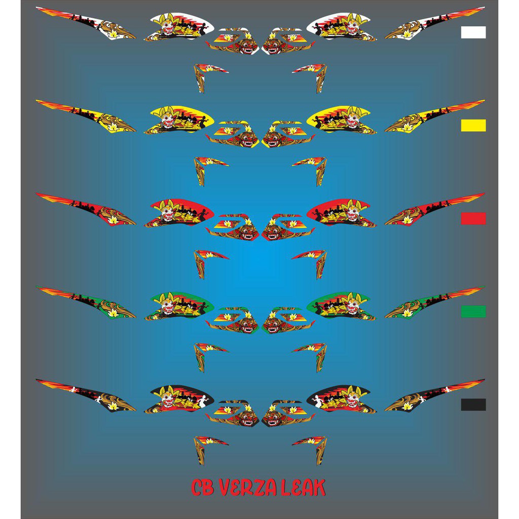 Jual Striping cb verza 150 - setiker stiker sticker list variasi cb ...