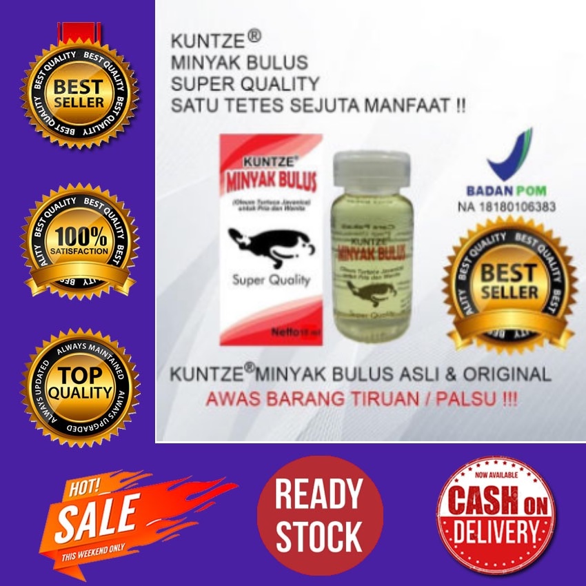 Jual KM -- Minyak Bulus Kuntze Original [WAJIB ADD BUBBLE WARP TAMBAHAN ...