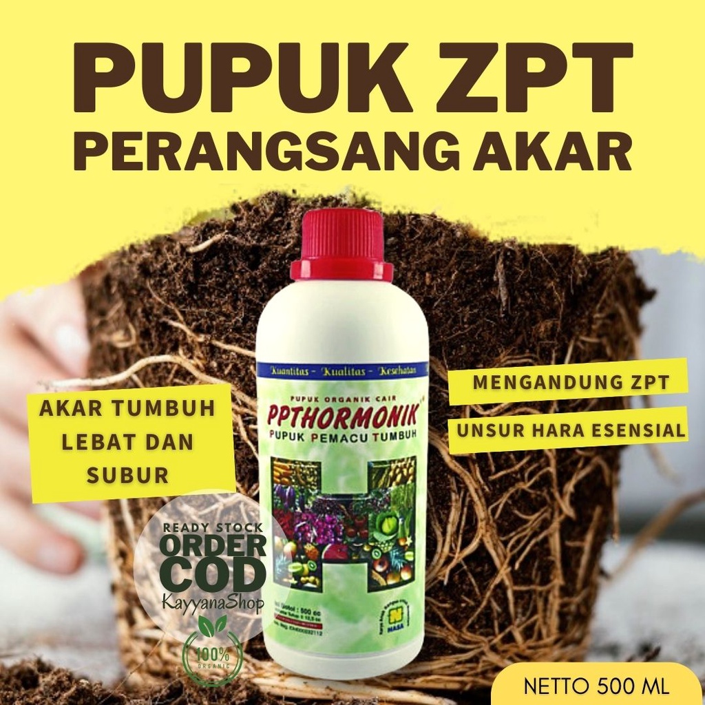 Jual Pupuk Organik Cair Hormon Zat Pengatur Tumbuh ZPT Penyubur Tanaman Auksin Giberelin ...