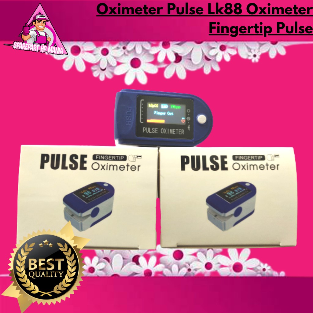 Jual alat diteksi jantung fingertip pulse oximeter lk88 | Shopee Indonesia