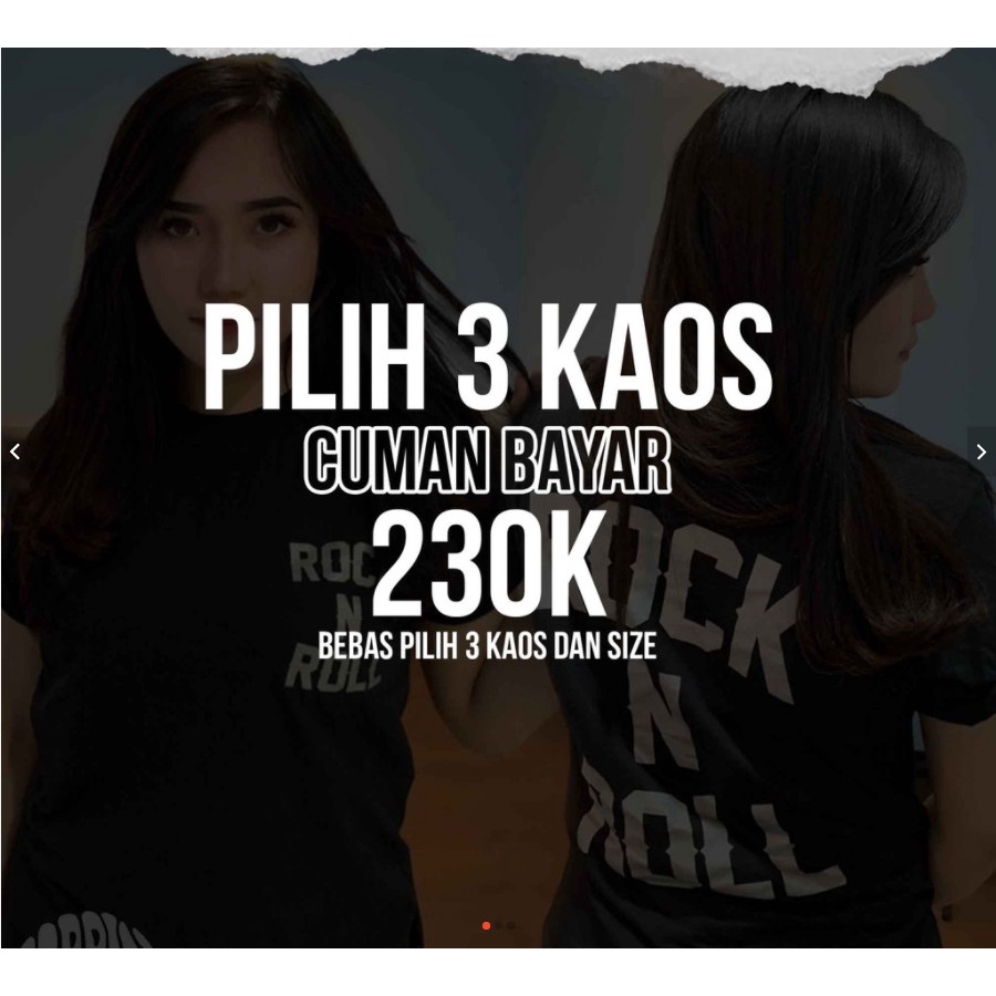 Jual Paket Kaos Musik/Band (BEBAS PILIH 3 KAOS) // SABLON PLASTISOL ...