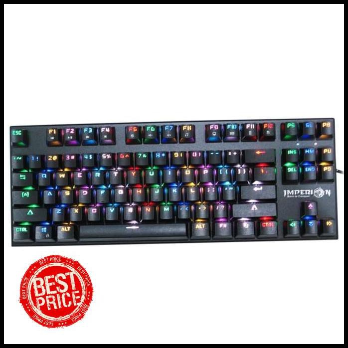 Jual Keyboard Gaming Mechanical Imperion Mech 7 Rgb - Abu-Abu Best ...