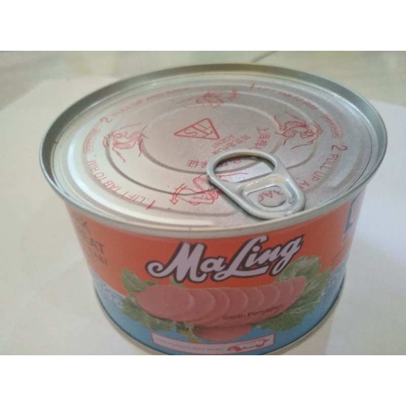 Jual Daging babi kaleng kecil Maling 170 gram (NON HALAL) | Shopee ...