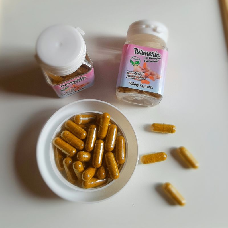 Jual kapsul herbal kunyit dan temulawak / Gaia Superfoods Turmeric ...