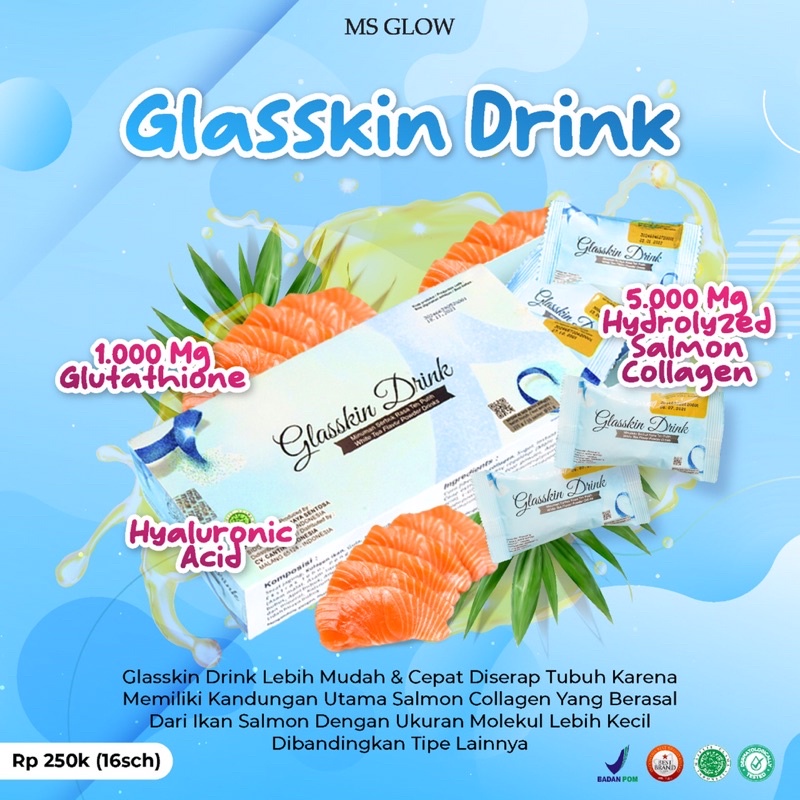 Jual MS GLOW GLASKIN DRINK (FREE TUMBLER) | Shopee Indonesia