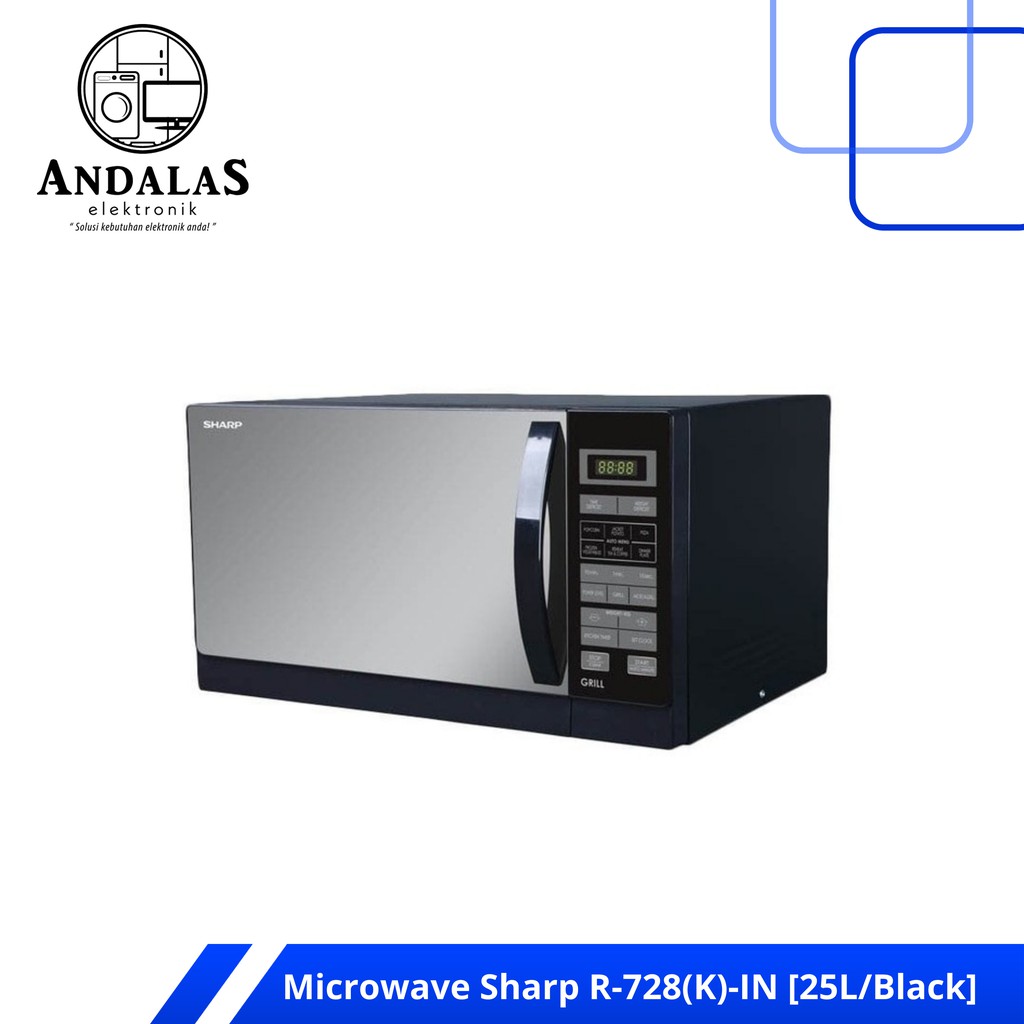 Jual Sharp Microwave Oven 25 Liter Stylish Designed R-728(K)-IN R728 ...