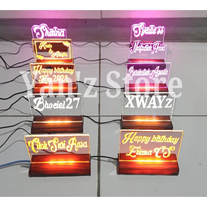 Jual LAMPU HIAS CUSTOM NAMA / CUSTOM UKURAN | Shopee Indonesia