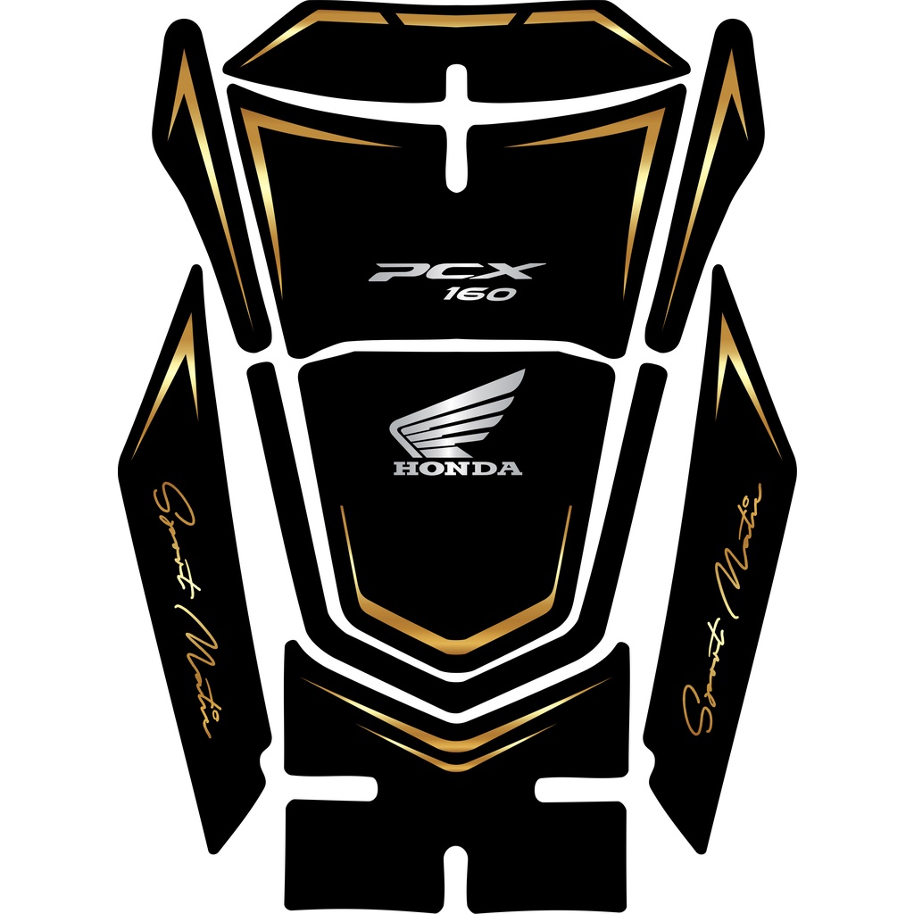 Jual Sticker Tankpad Pcx 160 terbaru 2021-2024 lem kuat dan awet non ...