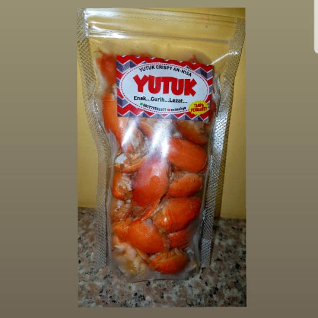 Jual Seafood berbagai rasa yutuk cripsi undur undur laut | Shopee Indonesia