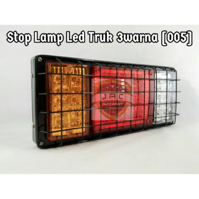 Jual Stop Lamp LED + Ram 3 Warna untuk Truk / Fuso / Kendaraan Besar ...