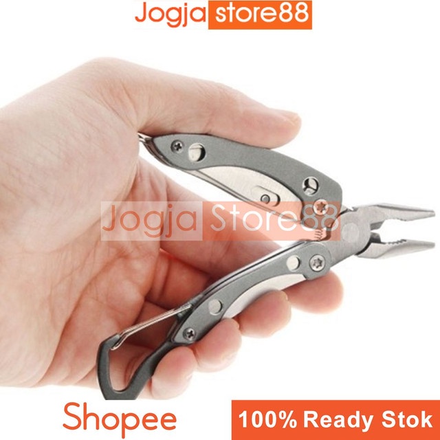 Jual Mini Multi Tool Tang Multifungsi Stainless Steel Kokoh dan Awet Desain Kompak | Shopee ...