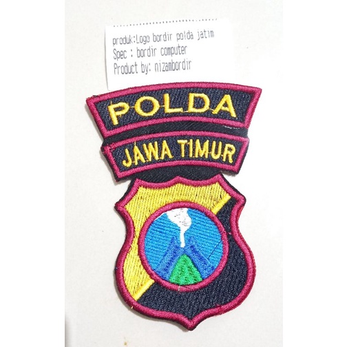Jual logo bordir polda jatim | Shopee Indonesia