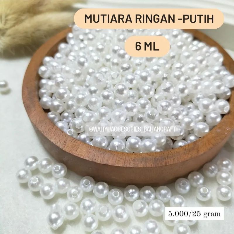 Jual MUTIARA RINGAN -PUTIH 25 gram | Shopee Indonesia