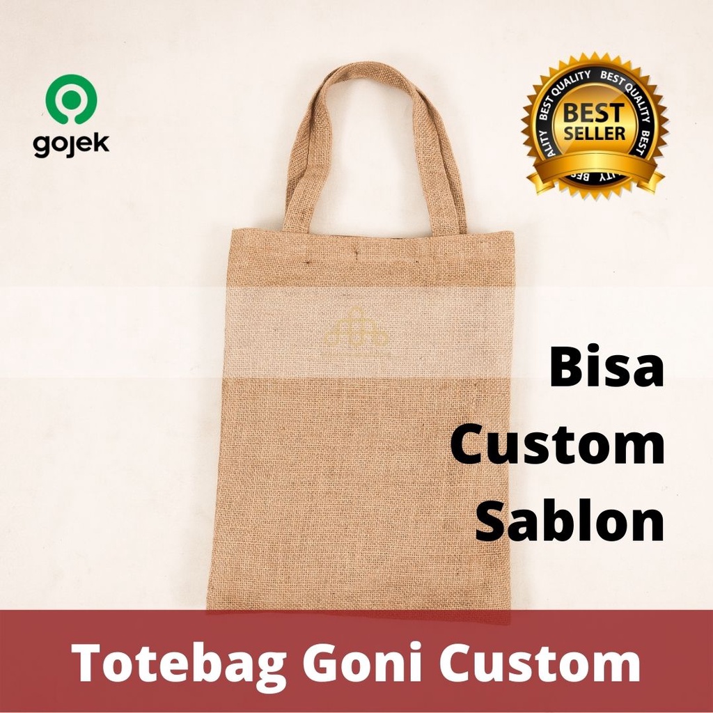 Jual Tote Bag Areca Tas Goni Custom Ramah Lingkungan | Mini Totebag ...