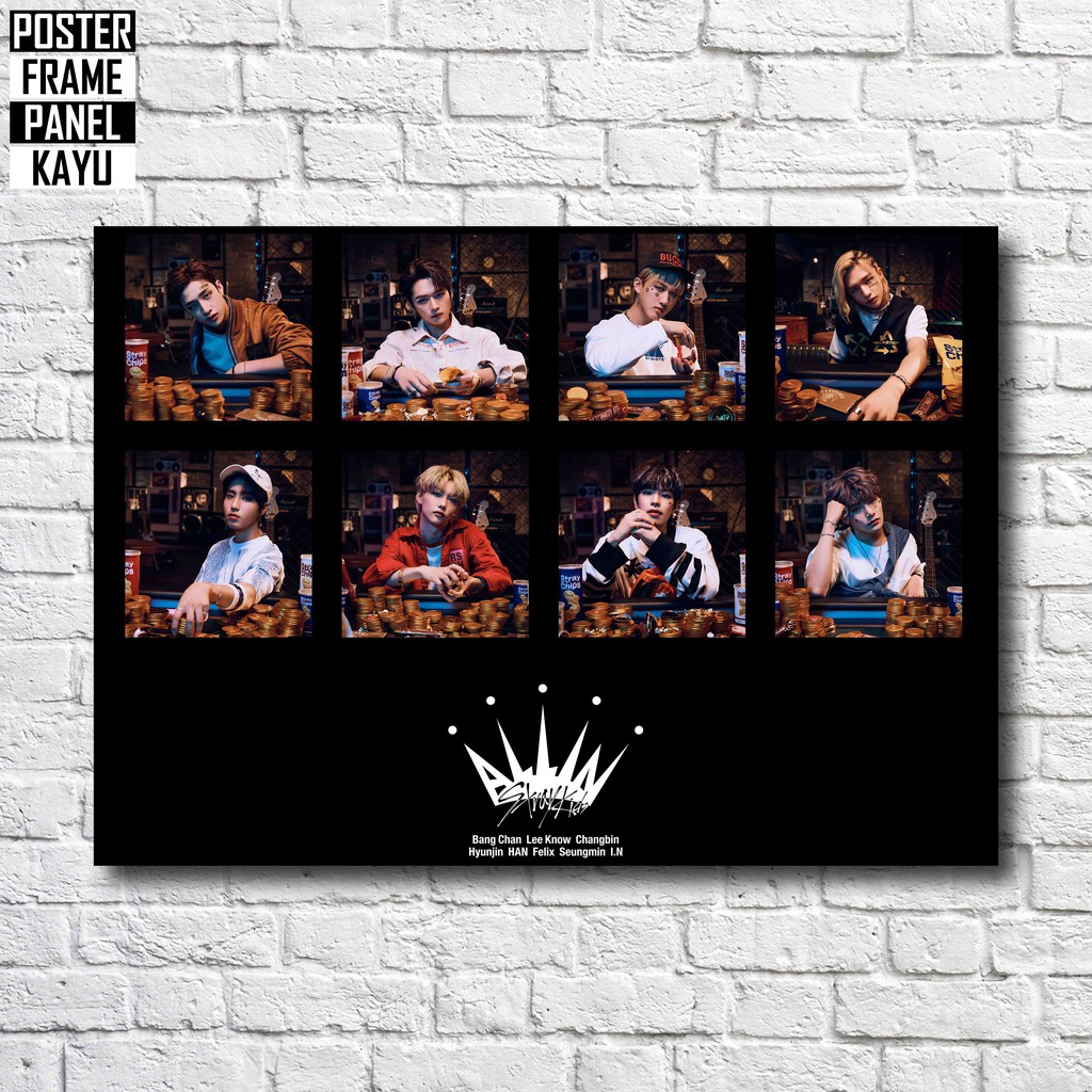 Jual Poster Stray Kids Frame Kayu Solid A4 SK005 | Shopee Indonesia