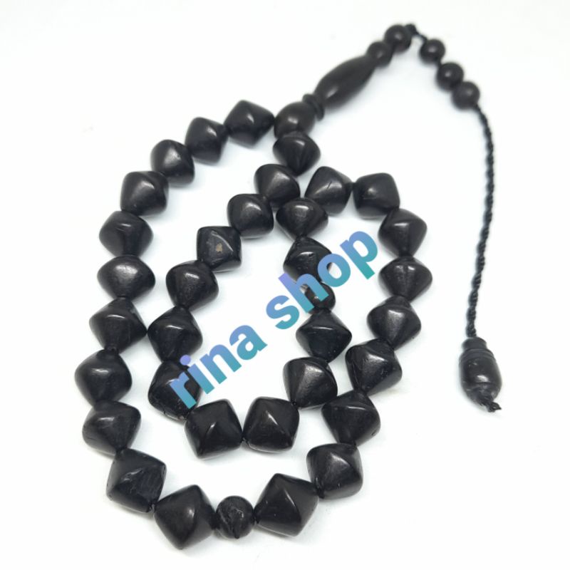 Jual TASBIH KAYU KOKAH WAJIK HITAM 8MM 33BUTIR | Shopee Indonesia