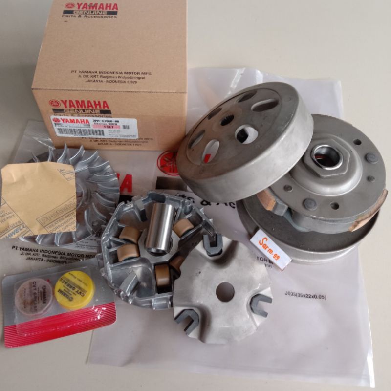 Jual Pully Pully Assy+Rumah Roller Assy Set Yamaha Mio M3 Mio Z 125cc Kualitas ORI . | Shopee ...